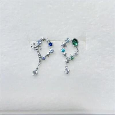 Sailor Moon × Samantha Tiara Earrings Sailor Uranus & Neptune Silver ...