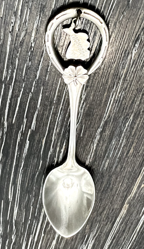 State of Michigan - 4 Leaf Clover - Collector Spoon signed NICK.SIL. | eBay