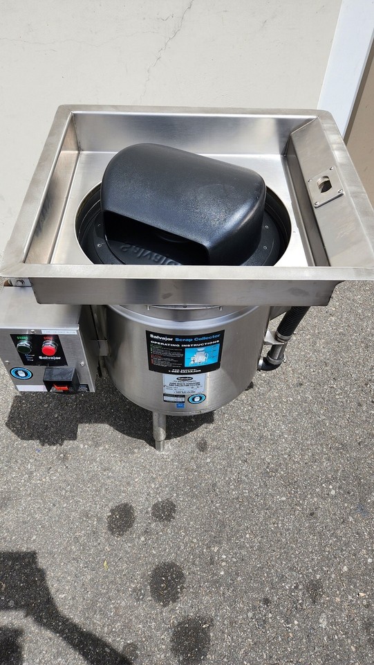 Salvajor S914 Food Scrapper Waste Collector with Standard Basin 3/4 hp ...