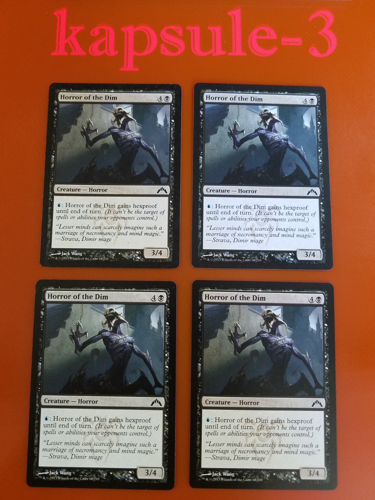 4x Horror of the Dim | Gatecrash | MTG Magic Cards | eBay