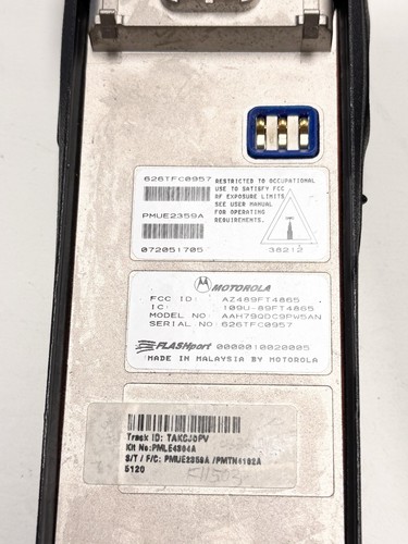 2X Motorola PR1500 UHF 380-470MHz 32 Ch 4 Watt Portable Radios ...