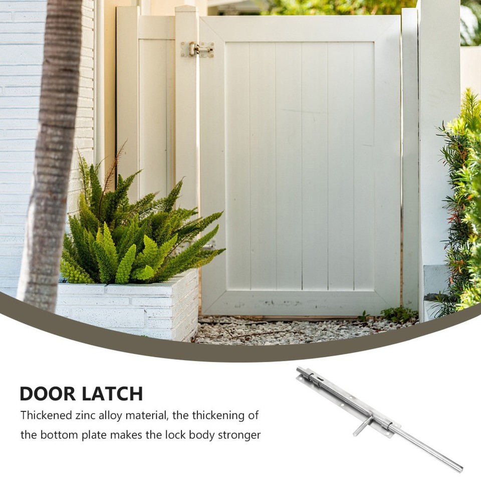 Gate Drop Bolt Thin Bolts for Wooden Gates Sliding Lock Extra Long ...
