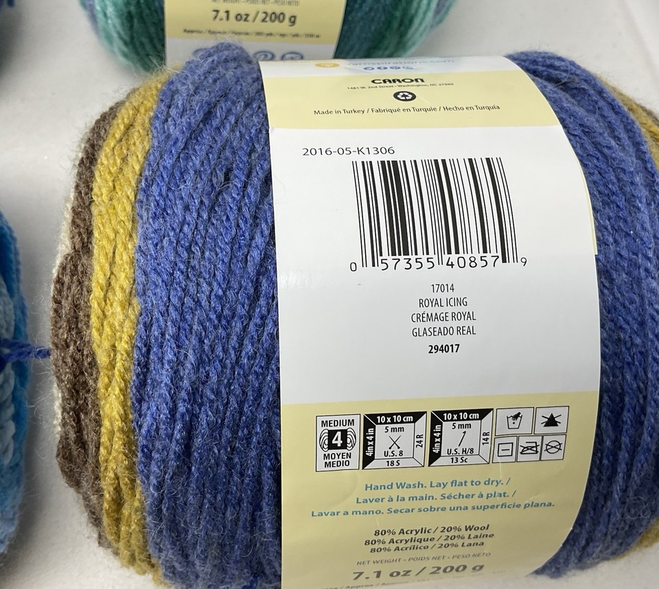 Yarnspirations Caron Cakes Yarn 7.1 oz Acrylic/Wool 4 Medium YOU PICK ...