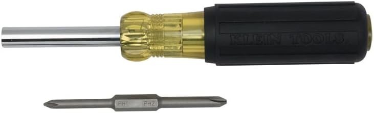Klein Tools 32559 Multi-bit Screwdriver / Nut Driver, Extended Reach 6 ...