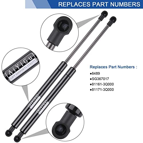 Front Engine Hood Struts Shocks Lift Supports Gas Springs 6489 ...
