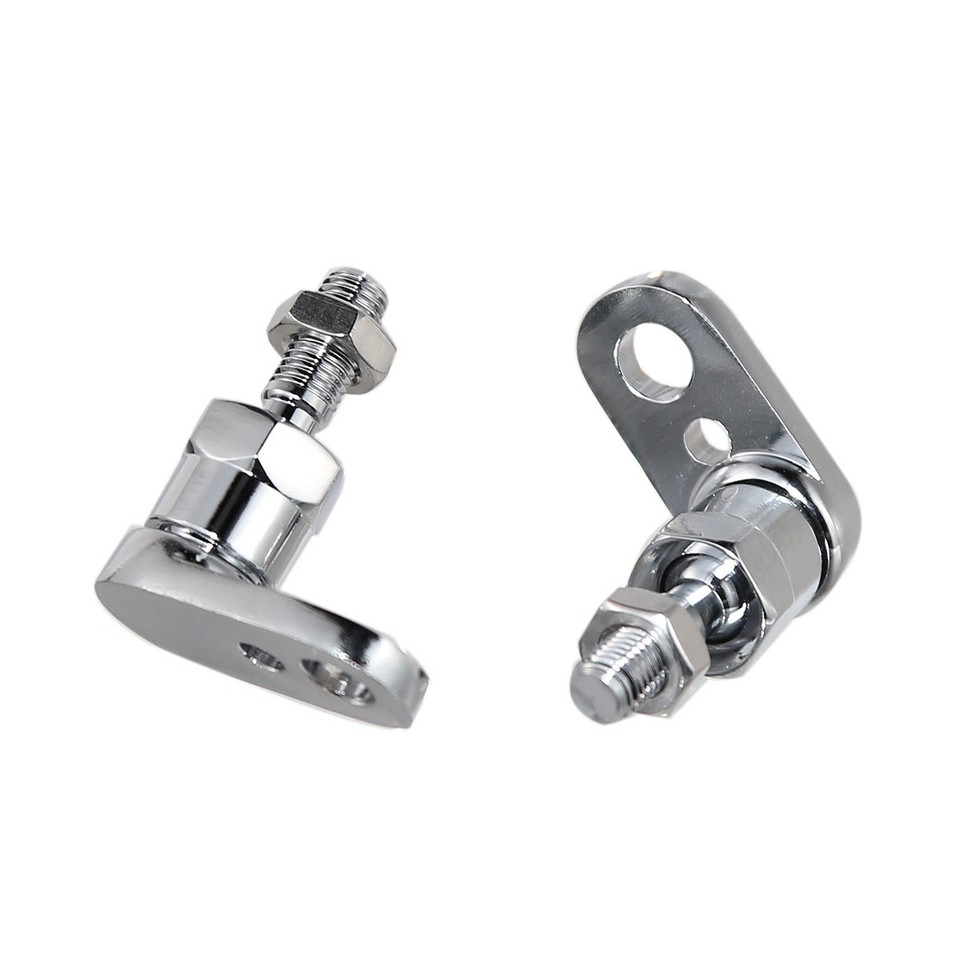 Chrome Turn Signal With Relocation Bracket Swivel Kit For Harley ...