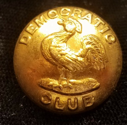 POST CIVIL WAR ERA 1888 HARRISON & CLEVELAND CAMPAIGN BUTTON ALBERT# PC ...