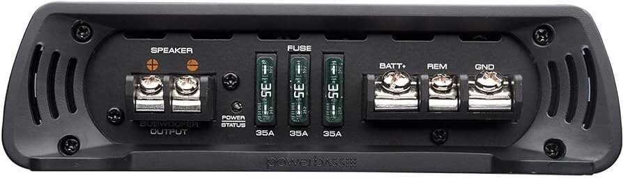 2000W MONO CHANNEL AMPLIFIER POWERBASS ACS-1000D CAR AUDIO AMP BASS ...