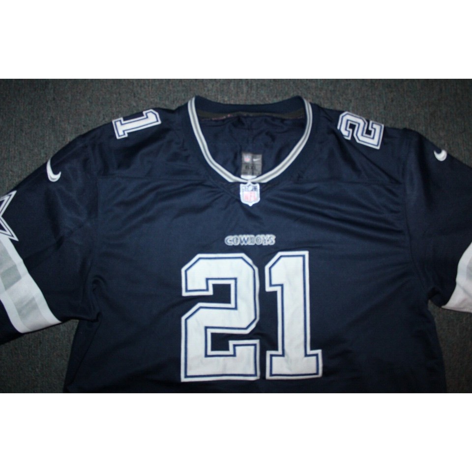 NFL Football Dallas Cowboys Ezekiel Elliott #21 Sewn Jersey 3XL Nike ...