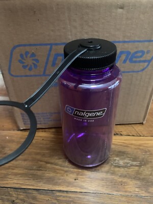Nalgene 32oz / 1000ML Made In The USA Purple Water Bottle Wide Mouth | eBay