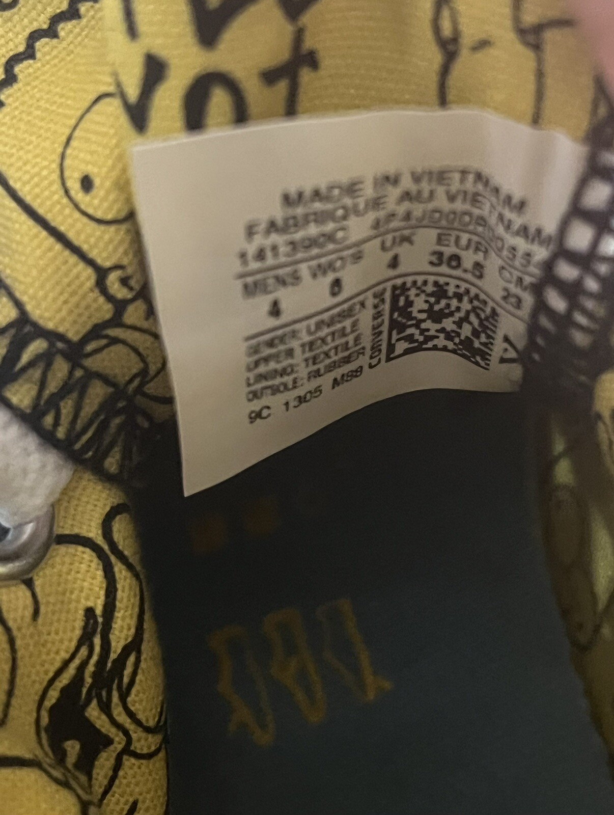 Converse Chuck Taylor X The Simpsons Bart Hi Sneakers Mens Size 4 Women ...