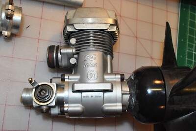 O.S. .91 VR DF engine, Byrons fan, Pipe, Start wand. Nice package! | eBay