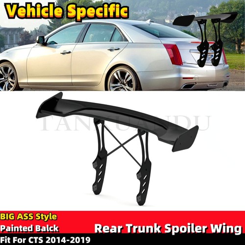 BIG ASS Style Rear Trunk Spoiler Wing For Cadillac CTS 2014-2019 ...