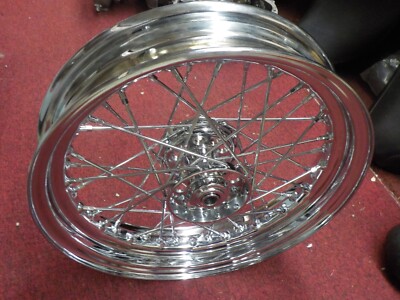 Pan/Knuckle/Shovelhead, UL, 16" Wheel, Chrome Spokes and Hub 40982-40 ...