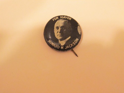 Howard W. Jackson for Mayor, Baltimore Maryland, Campaign Button | eBay