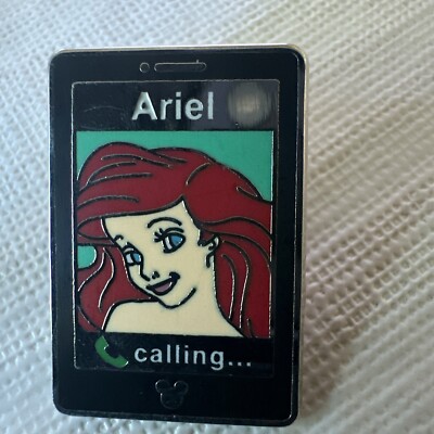 Disney Trading Pin Ariel Calling Princess Hidden Mickey Mobile Cell ...