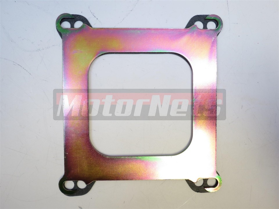 Square Bore to Spread Bore Adapter Plate w/Gasket 4150 4160 Holley ...