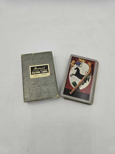 Whitman Horse Gun Hunting Playing Cards Two Jokers Vintage "American ...