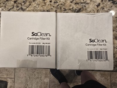 SoClean Replacement Cartridge Filter Kit PN1207-UNI New SC1200 ...