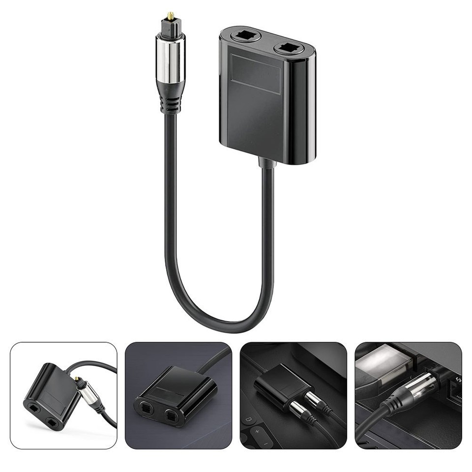 Optical Fiber Splitters Audio Connector Convenient for Cable Digital ...