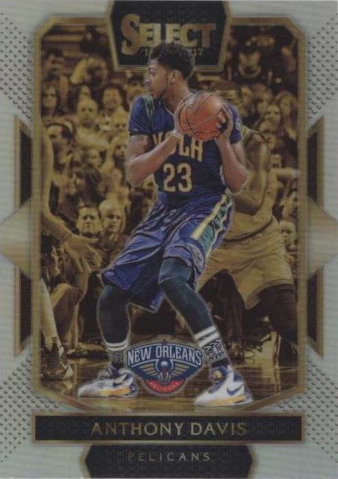 2016-17 Panini Select - Courtside Anthony Davis #201 Silver Prizm for ...