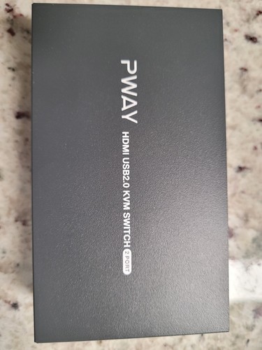 PWAY PW-S7201H2 Portable 2 In 1 Out Dual Monitor HDMI KVM Switch USB ...