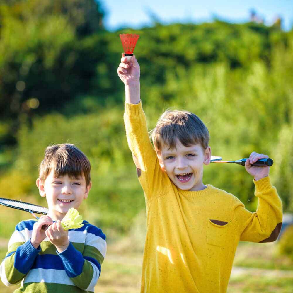 Colorful Kid Badminton 12Pcs Shuttlecocks for Outdoor Play Adults Kids ...