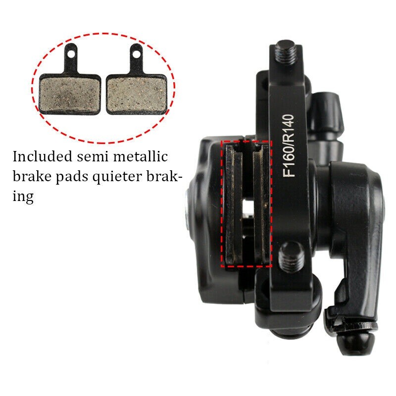 Disc Brake Caliper Cable set Mechanical Line Pull Disc Brake Housing ...