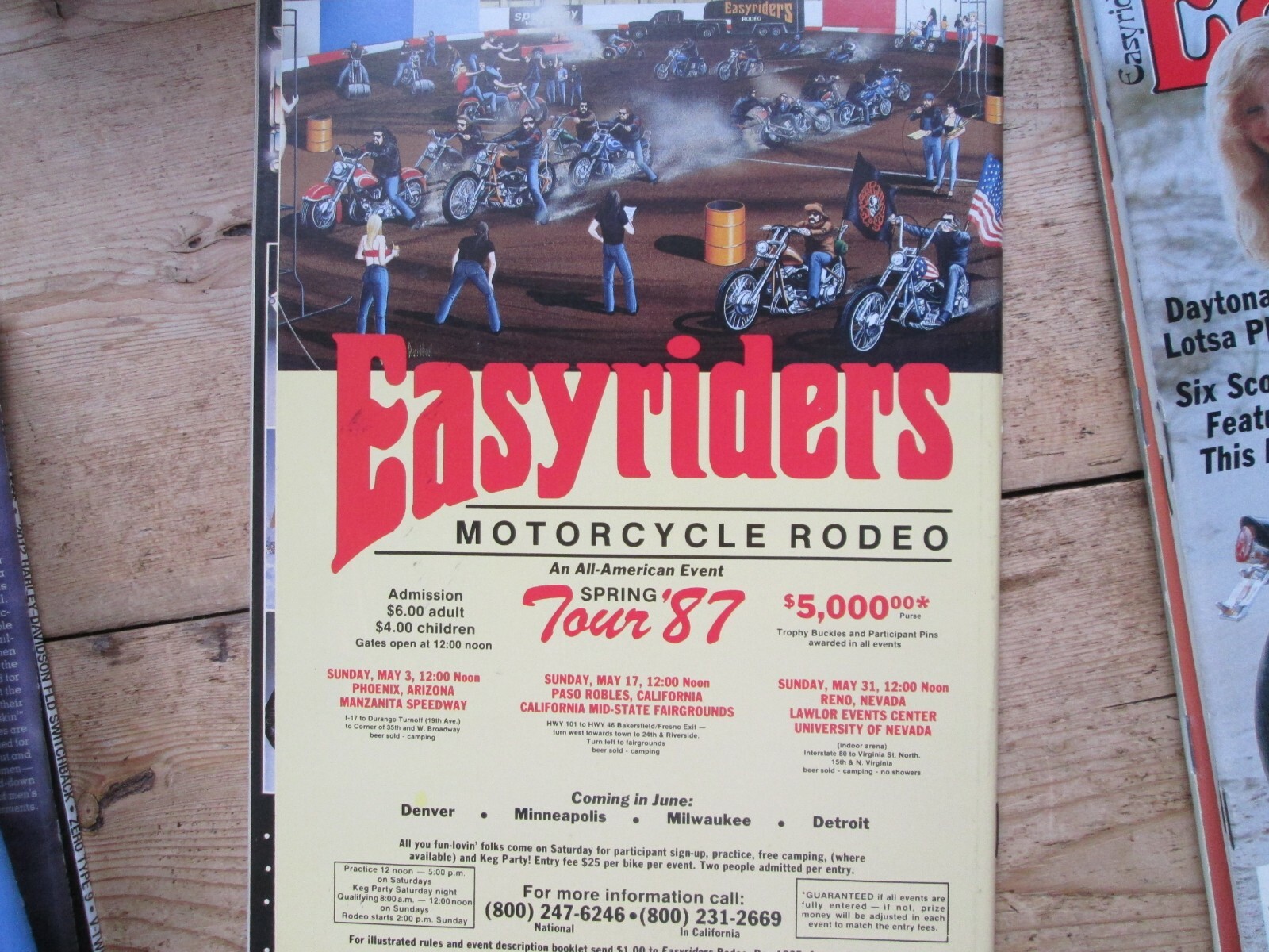 EASYRIDERS MOTORCYCLE MAGAZINE JUNE 1987 | eBay