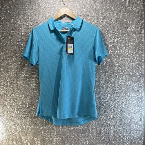Callaway Opti Dri Golf Polo Women’s Medium Top Button Shirt Performance ...