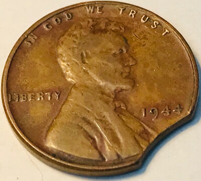 1944 Lincoln Wheat cent with curved clip | eBay