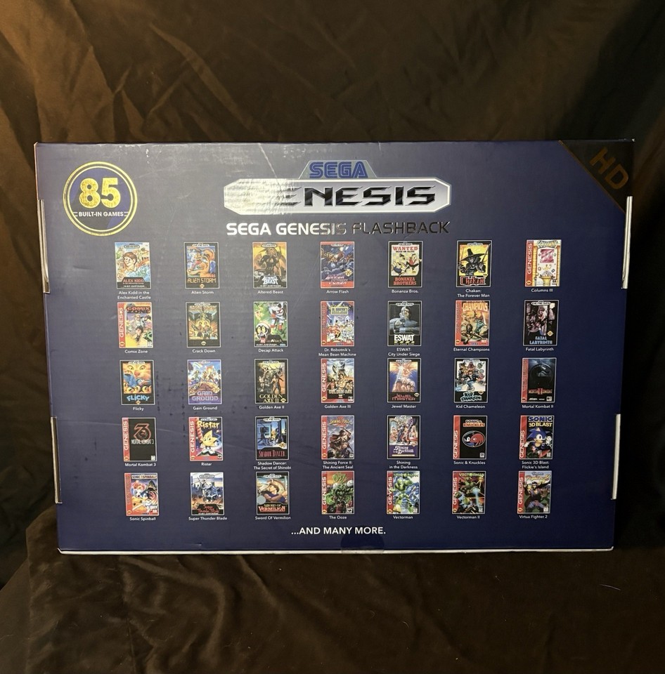 AtGames Sega Genesis Flashback HD 2017 Console (Wireless Controllers ...