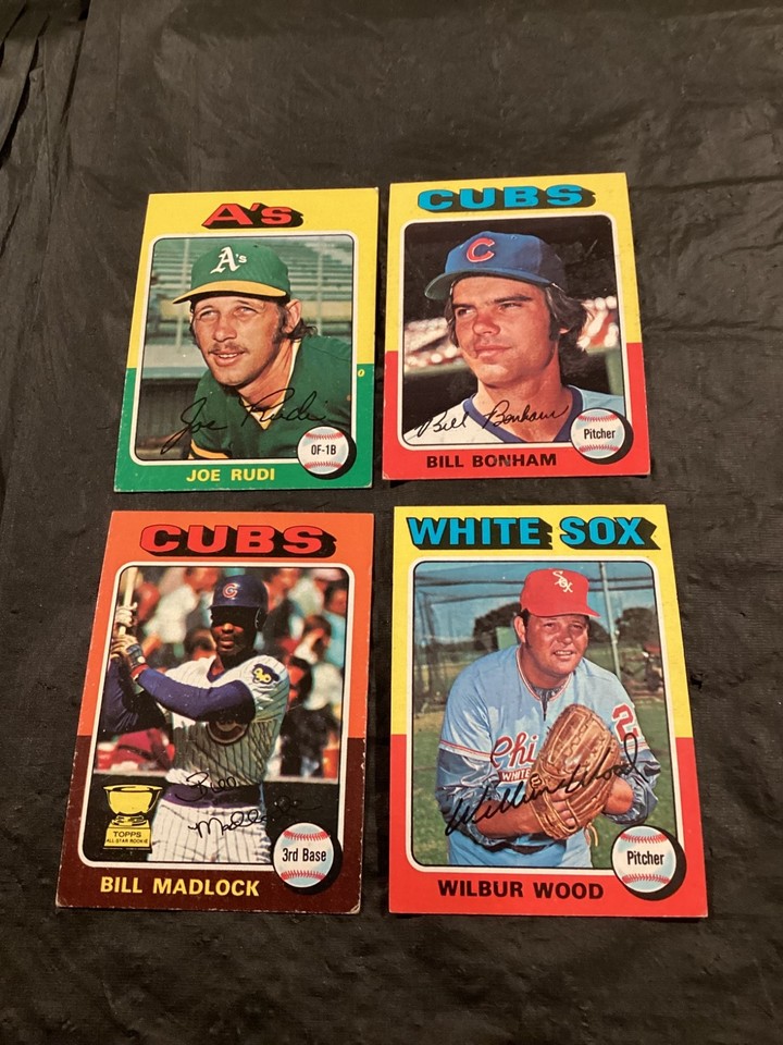 1975 Topps Mini BB Card Lot - (16) Diff EX | eBay