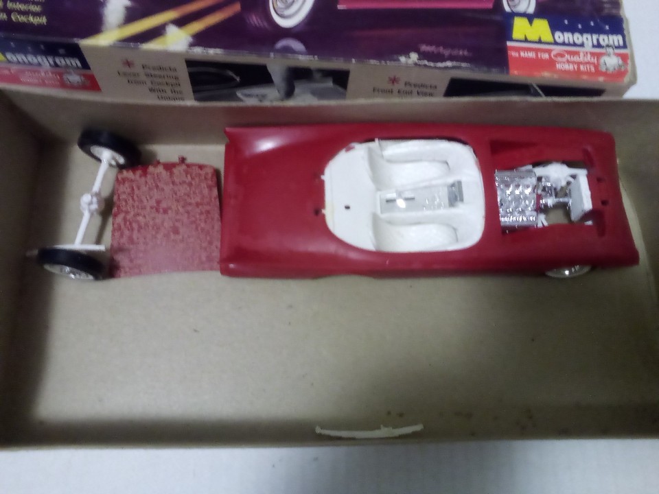 Vintage Monogram PREDICTA junk parts built model car | eBay