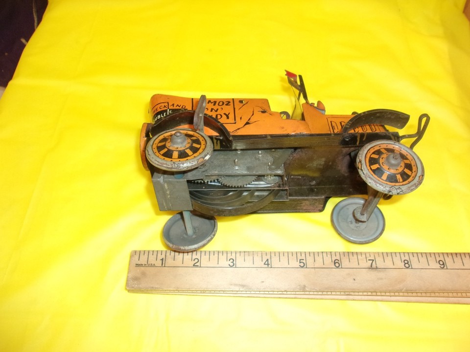 ORIGINAL Circa 1930's MARX "AMOS N ANDY" FRESH AIR TAXI! TIN WIND UP ...