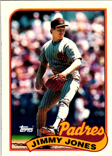 1989 Topps #748 Jimmy Jones San Diego Padres | eBay