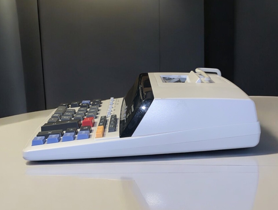 Sharp EL-1197PIII Heavy Duty Electronic Printing Calculator 12 Digit ...