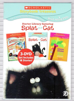 SPLAT THE CAT - NEW MOVIE BOXED SET - SCHOLASTIC STORYBOOK TREASURES ...