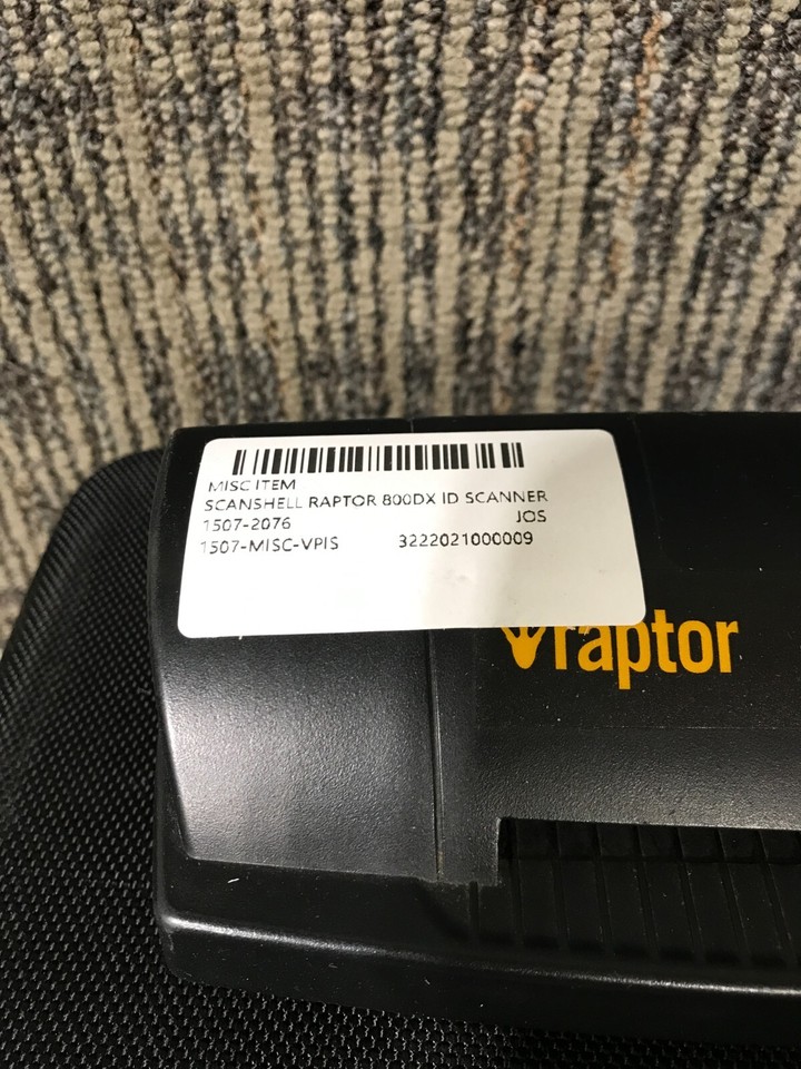ScanShell RAPTOR 800DX ID Scanner | eBay