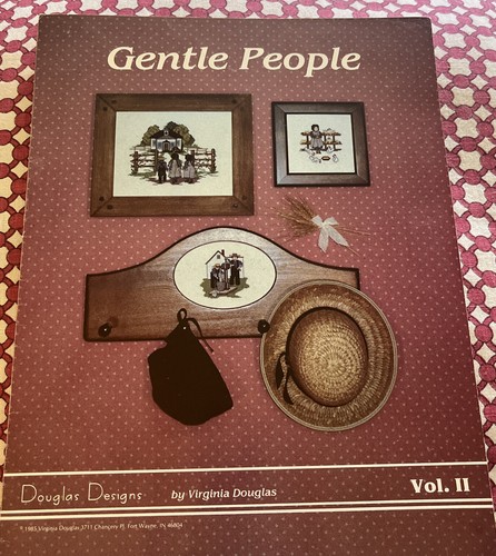 Vintage Douglas Designs Needlepoint Pattern Gentle People Vol 11 Amish ...