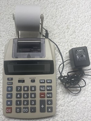 CANON P23-DH II Printing Calculator With Power Adapter 2 Color Printing ...