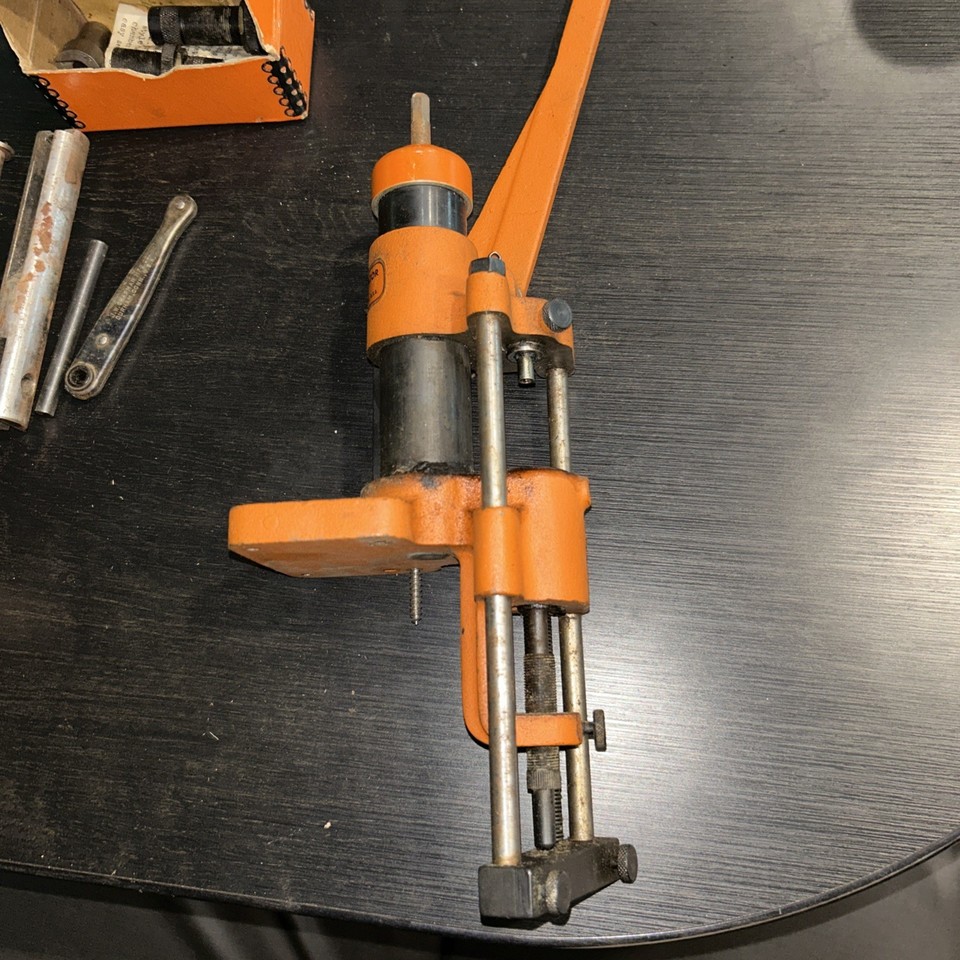 Vintage Lyman Tru Line Junior Press + No.45 Lubricator Sizer +32/20 ...