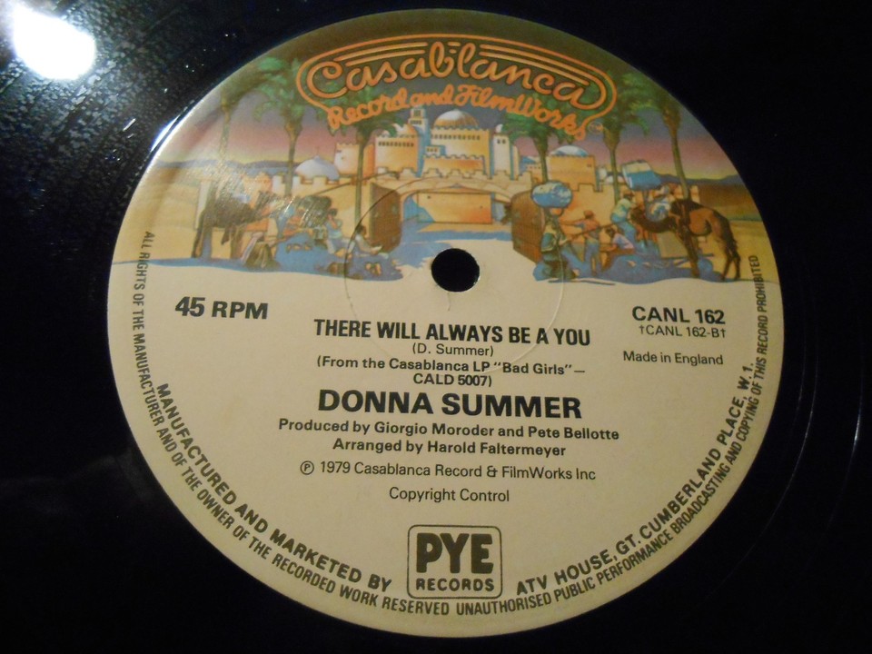 Donna Summer - "Dim All The Lights / There Will Always Be A You" 12 ...