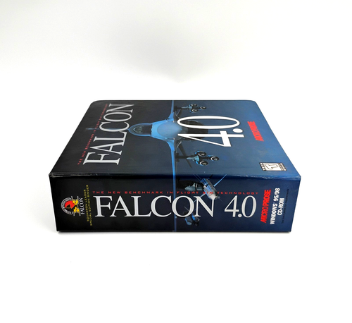 Falcon 4.0 Flight Simulator PC CD Game + Binder + Map MicroProse ...