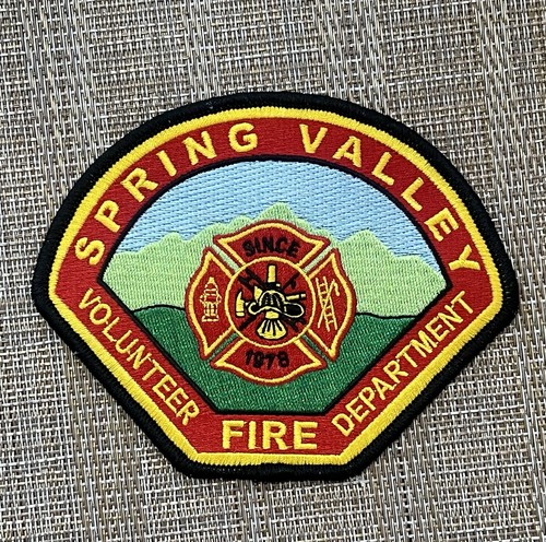 Spring Valley Volunteer Fire Department Patch | eBay