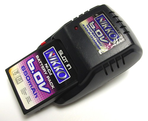 NIKKO 6.0V 650mAh Ni-Cd SLOT IN BATTERY PACK AND 4 HOUR CHARGER | eBay
