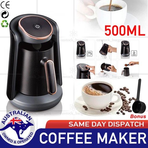 500ml Electric Turkish Greek Coffee Maker Boiled Kettle Brew Tea ...