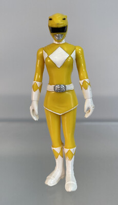 Power Rangers Mighty Morphin Yellow Ranger 4" Figure Skirt Classic ...
