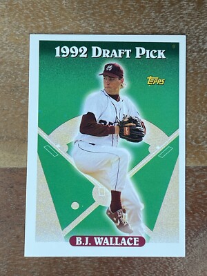 1993 Topps Draft Pick- #33 B.J. Wallace Bulldogs Montreal Expos | eBay
