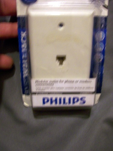 PHILIPS MODULAR OUTLET FOR PHONE OR MODEM CONNECTIONS SDJ6000W/17 | eBay